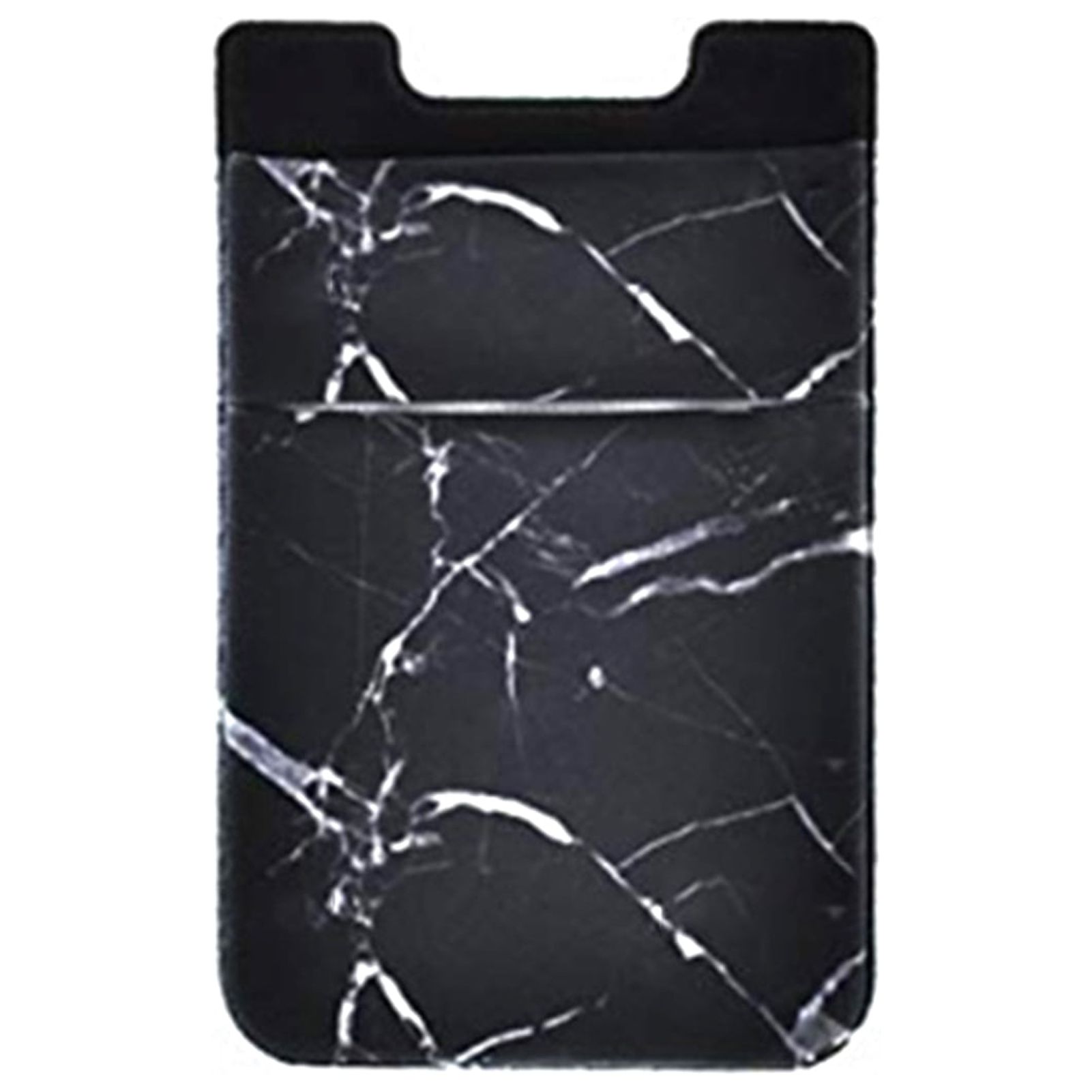 Portable Adhesive Fabric Double-layer Phone Back Card Holder Pouch ...