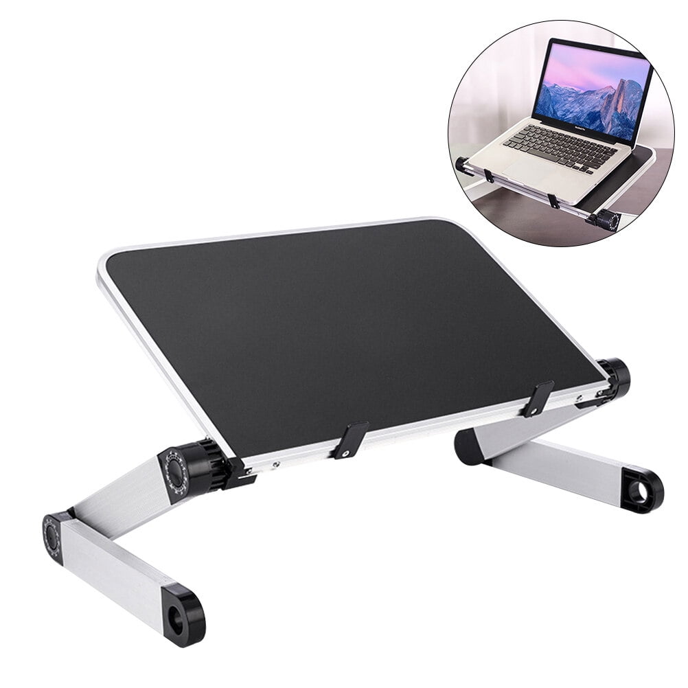 Portable Adjustable Aluminum Laptop Desk Stand Table Vented Ergonomic ...
