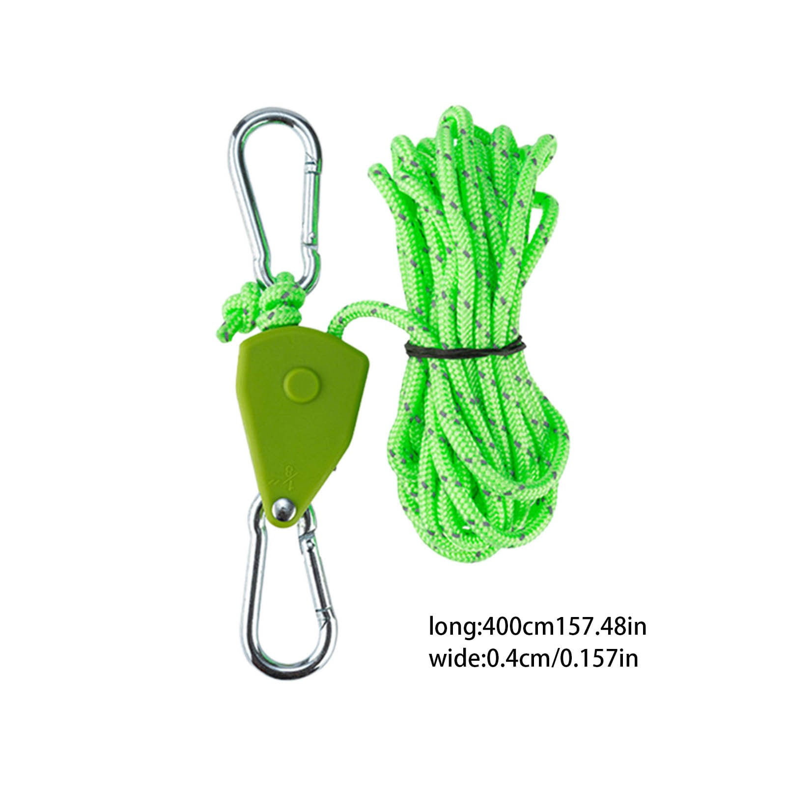Portable Adjustable Fix Camping Rope, Camping Rope with Ratchet Pulley ...