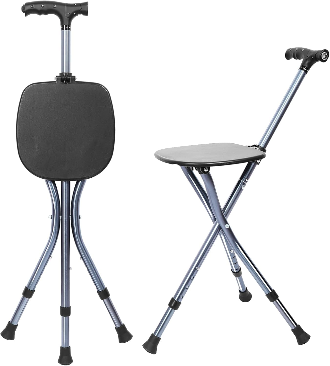 Portable Adjustable Folding Walking Cane with Seat ，Cane seat for ...