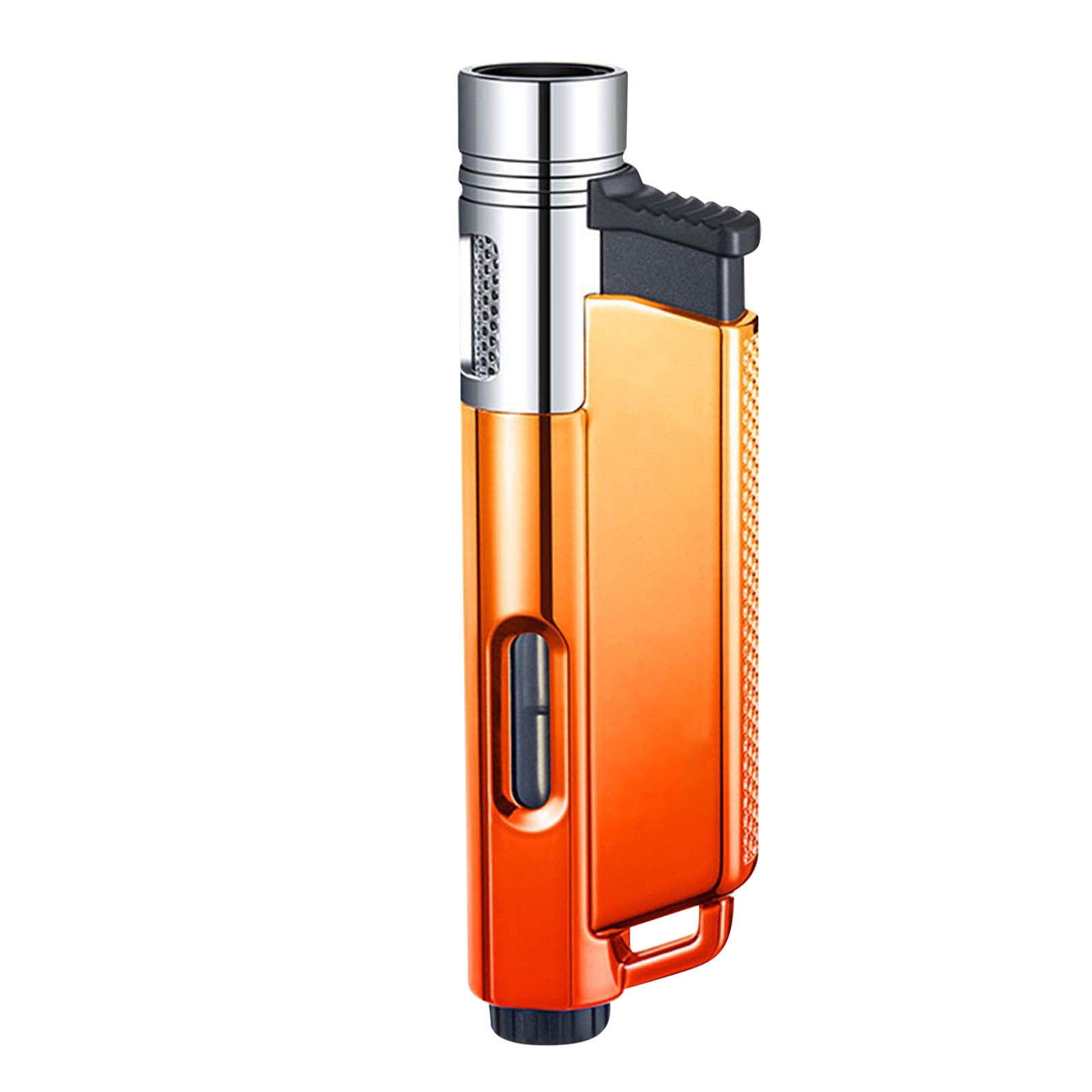 Portable Adjustable Windproof Butane Lighter with Refillable Metal Body ...