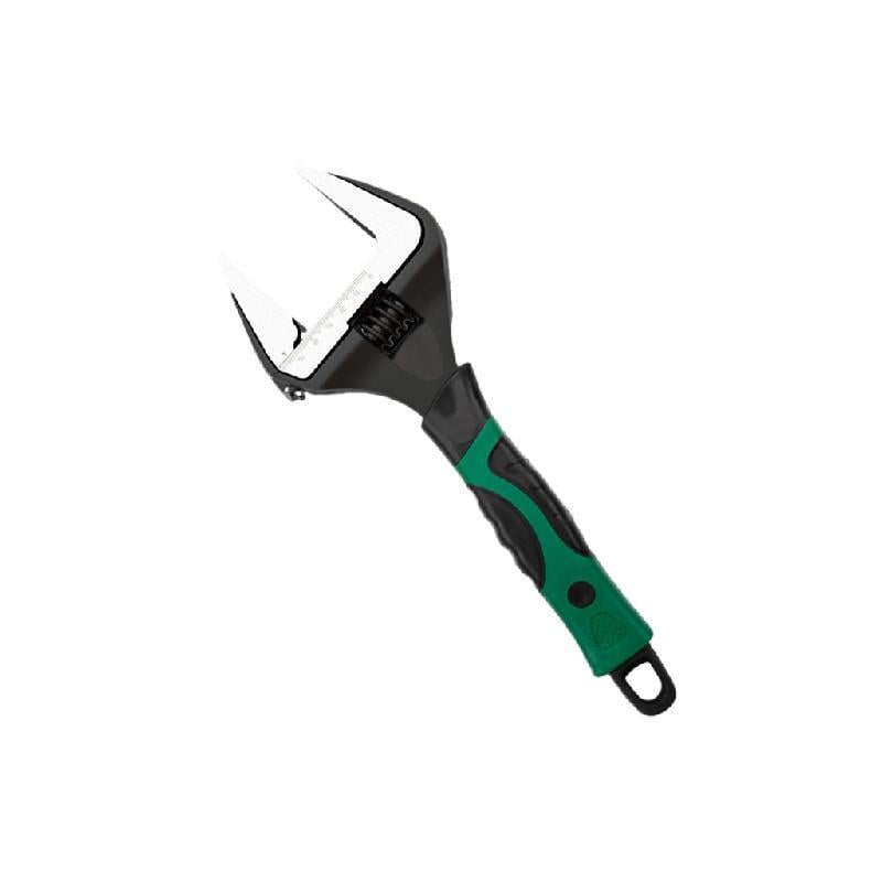 Portable Adjustable Wrench Wide Jaw Black Oxide Wrench for Repair ...