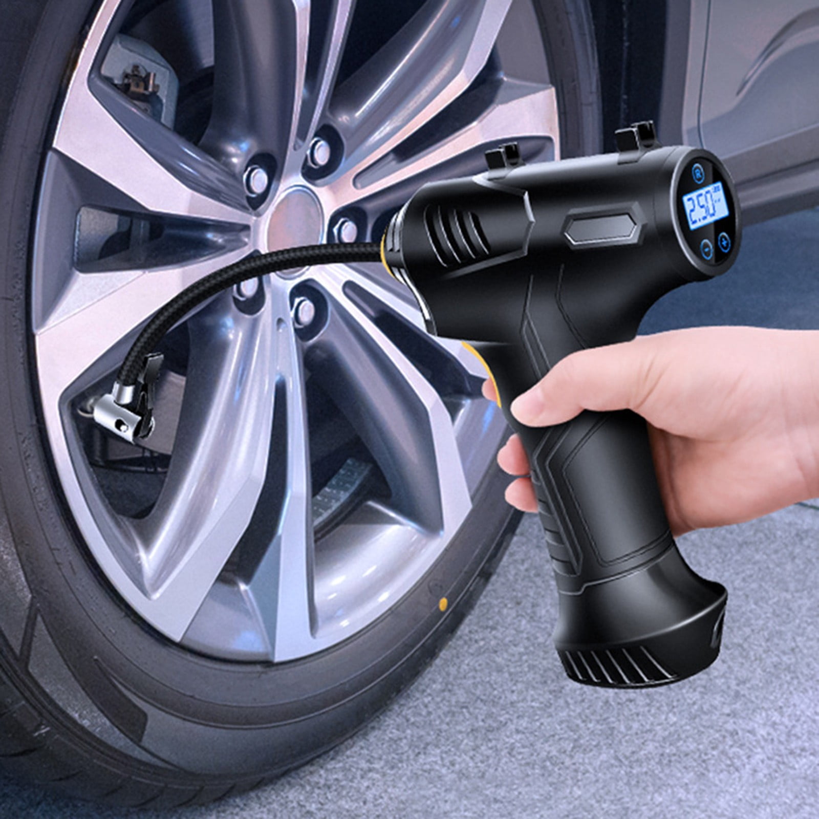 Portable Air Compressor,12V DC Air Pump for Car Tires with 150 PSI ...