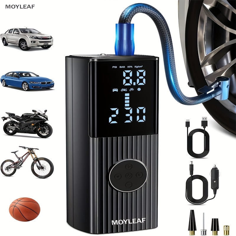Portable Air Compressor - 180PSI & 20000mAh Portable Air Pump, Accurate ...