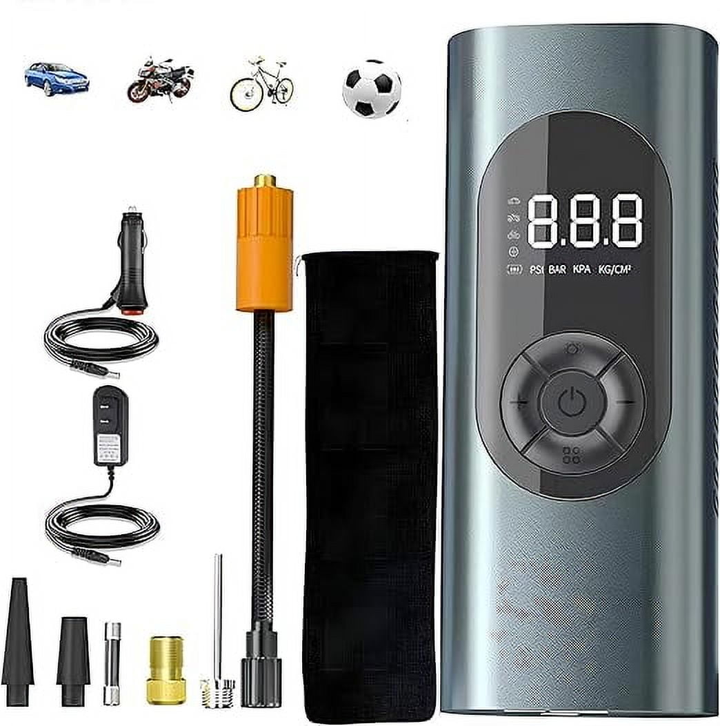 Portable Air Compressor with Digital Pressure Gauge, Versatile ...