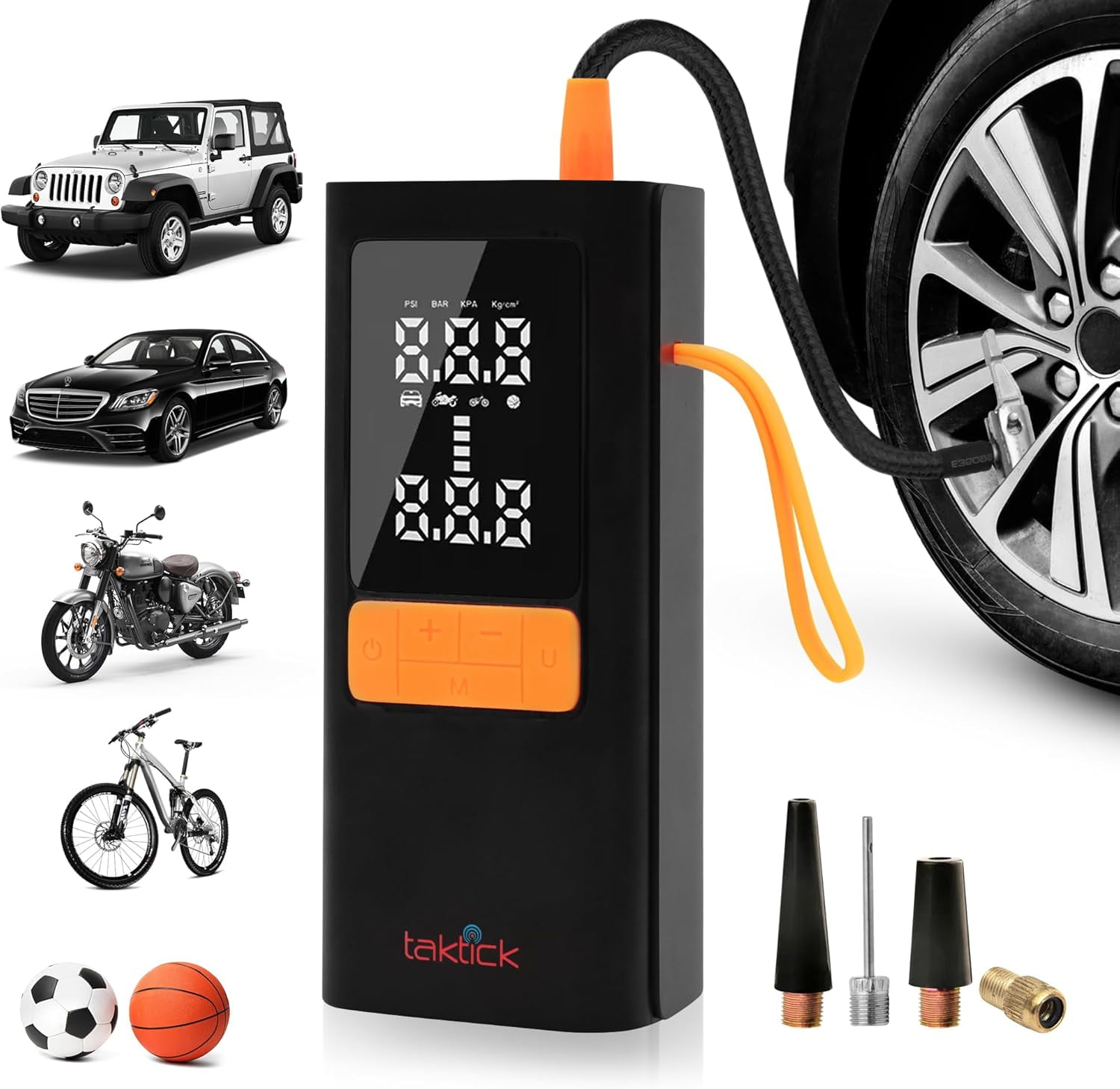 Portable Air Compressor For Tires, Ideal Portable Tire Inflator for ...