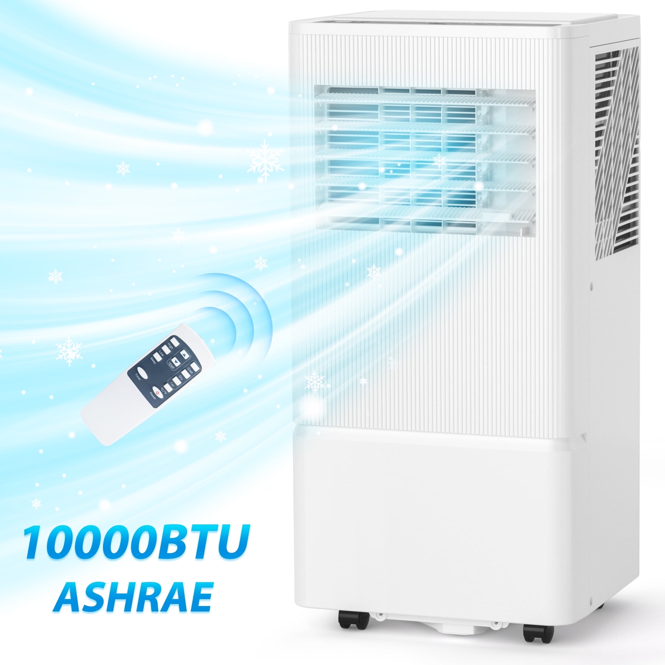 Portable Air Conditioner 10,000 BTU (ASHRAE) for Room Up to 450 Sq.Ft ...