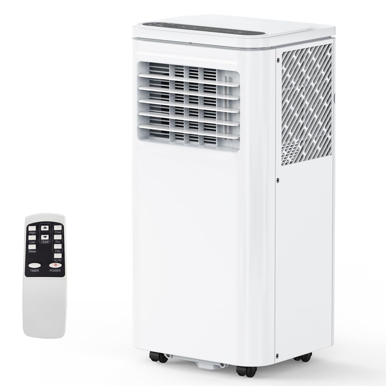 Portable Air Conditioner 10,000 BTUs 3-IN-1 Quiet AC Unit with Remote ...