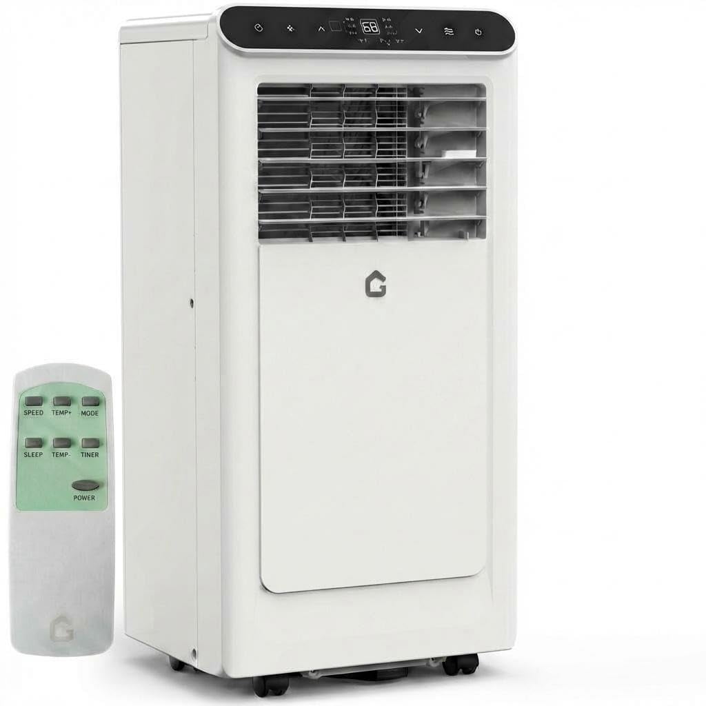 Portable Air Conditioner, 10000 BTU AC Unit with Heat, 4-in-1 Cooling ...