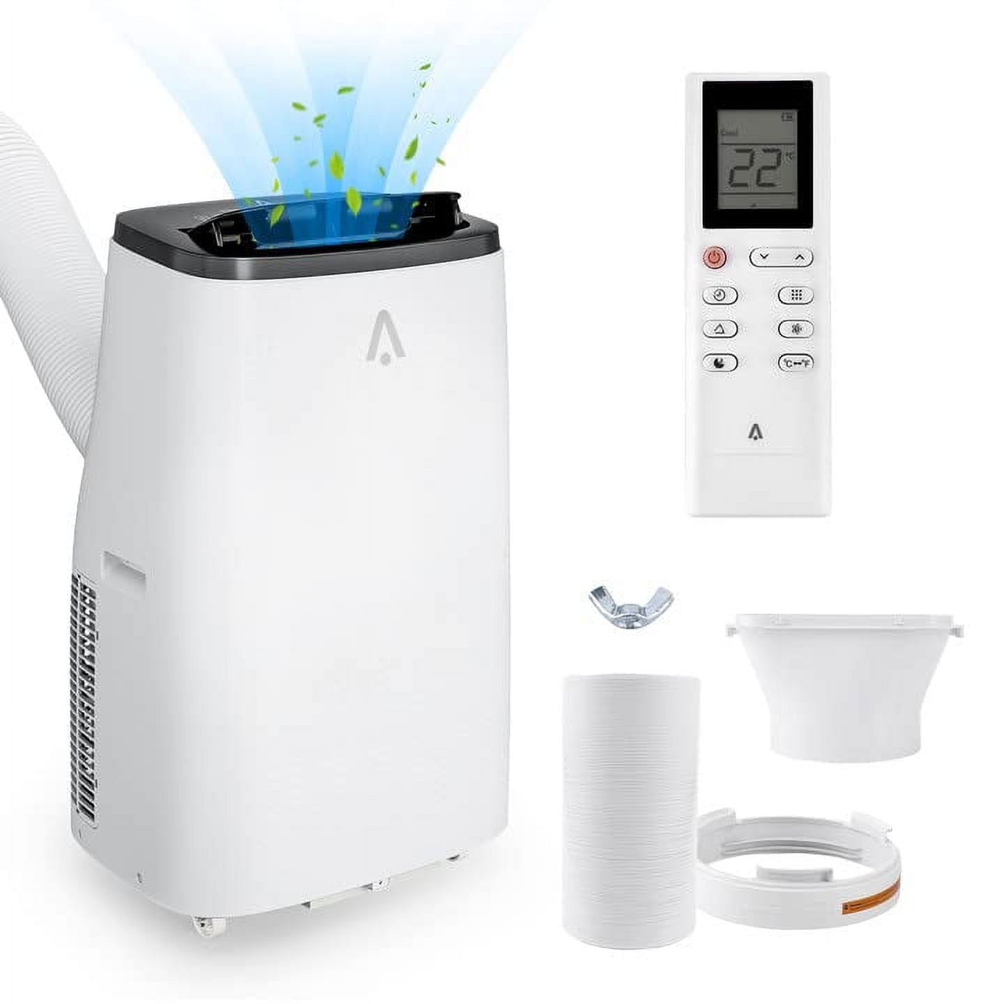 Portable Air Conditioner 14,000 BTU, Air Conditioners 3-IN-1 Quiet AC ...