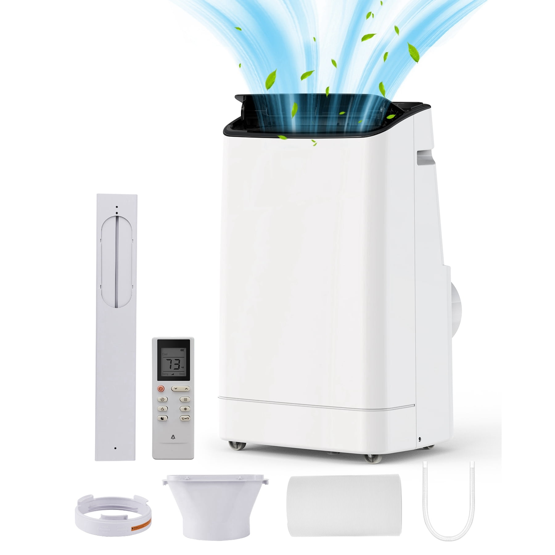 Aoile 14,000BTU ASHRAE Portable Air Conditioner, Powerful AC Unit with ...