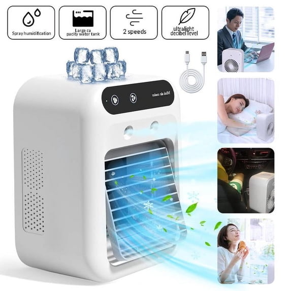 Portable Air Conditioner 3-in-1 Fan with 2 Mist Speeds – Personal ...