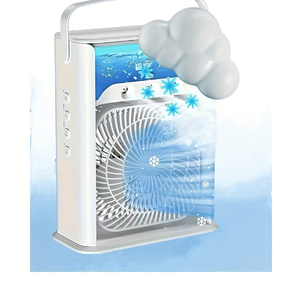 Portable Air Conditioner, 5-in-1 Mini Fan, Evaporative Cooler and ...