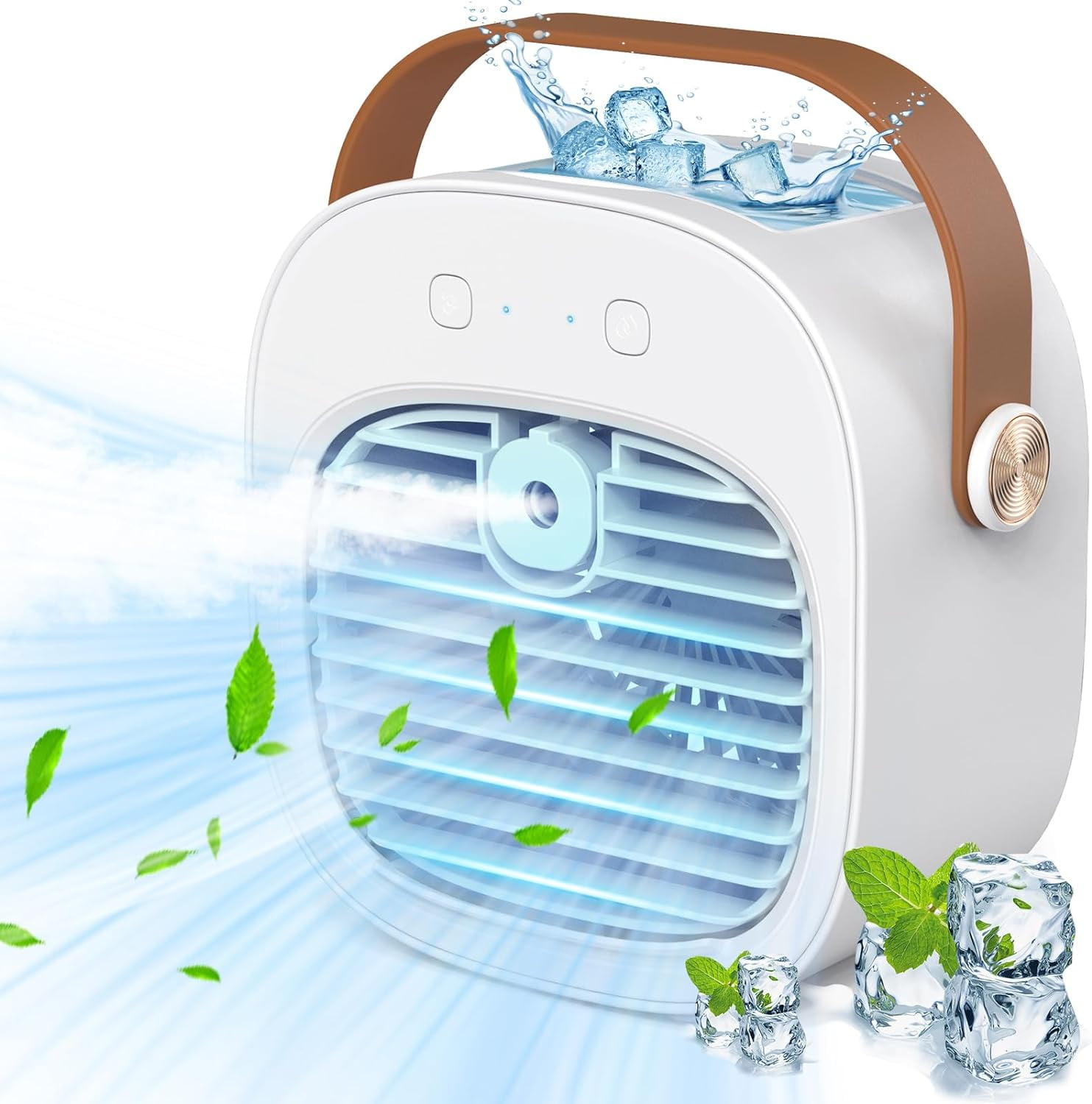 Portable Air Conditioner -5200mAh Rechargeable Mini Air Conditioner ...