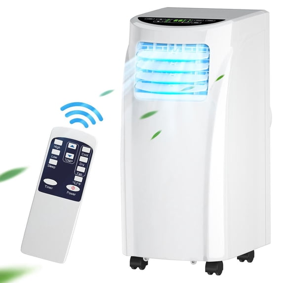 8000 BTU Portable Air Conditioner Unit with Remote Control ...