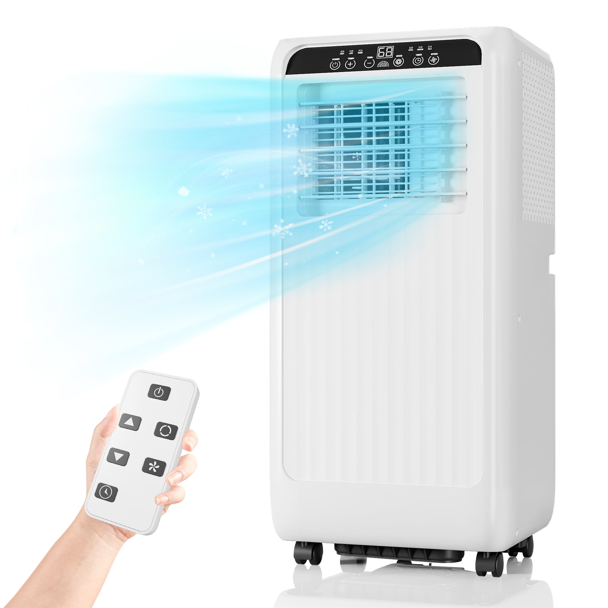 Portable Air Conditioner 8000 BTU with Remote Control, 3-in-1 AC Unit ...