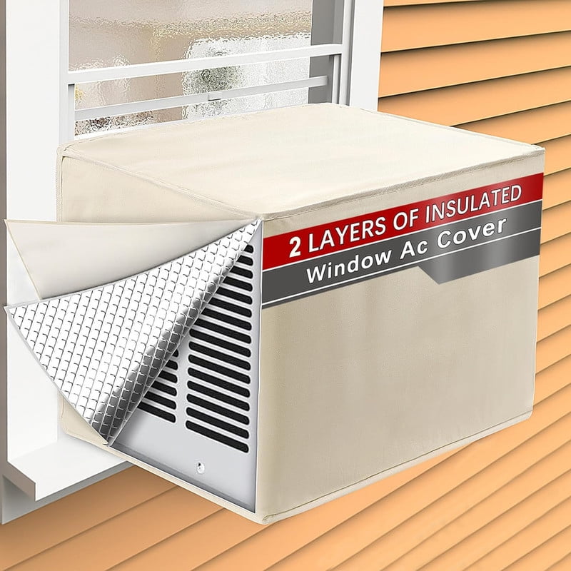 Portable Air Conditioner Covers for Outside Unit for Winter Insulation ...