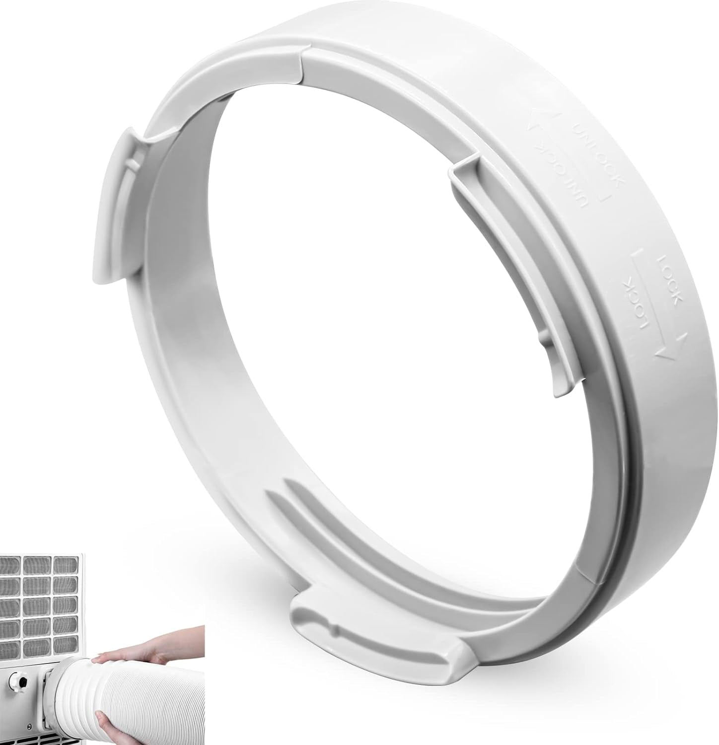 Portable Air Conditioner Exhaust Hose Connector Coupler, Window Adapter ...