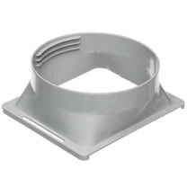 5.9 inch Universal Portable Air Conditioner Exhaust Connector, Square ...