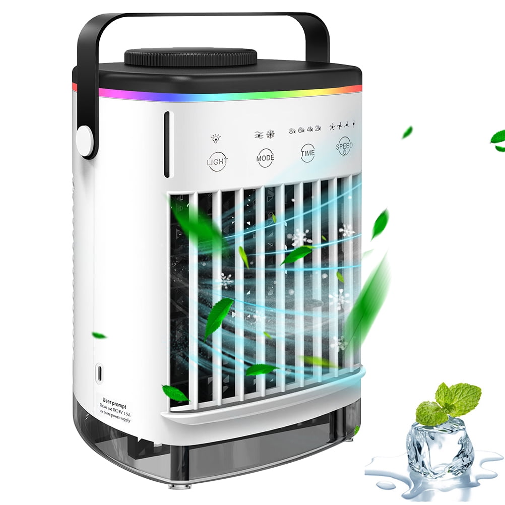 Portable Air Conditioner Fan for Room Cooling Fan Humidifier 2 Mode ...