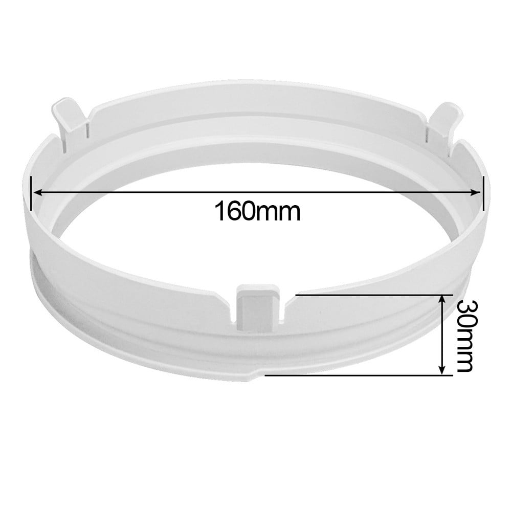 Portable Air Conditioner Kit Exhaust Hose Duct Interface Tube Connector ...