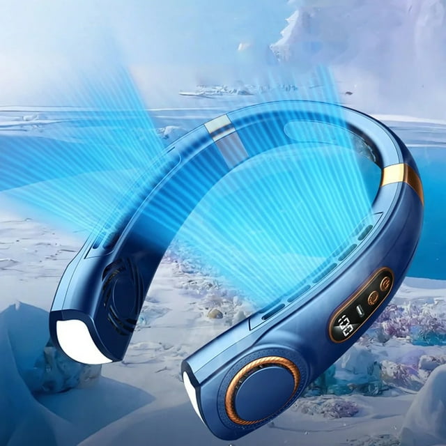 Portable Air Conditioner Mini Neck Fan with Flashlight - Walmart.com