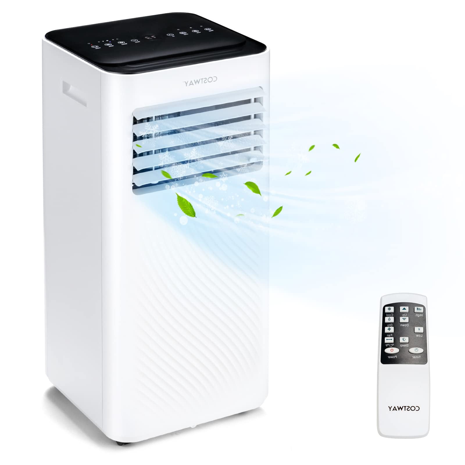 Portable Air Conditioner Unit with Cooling Fan Dehumidifier Sleep Mode ...