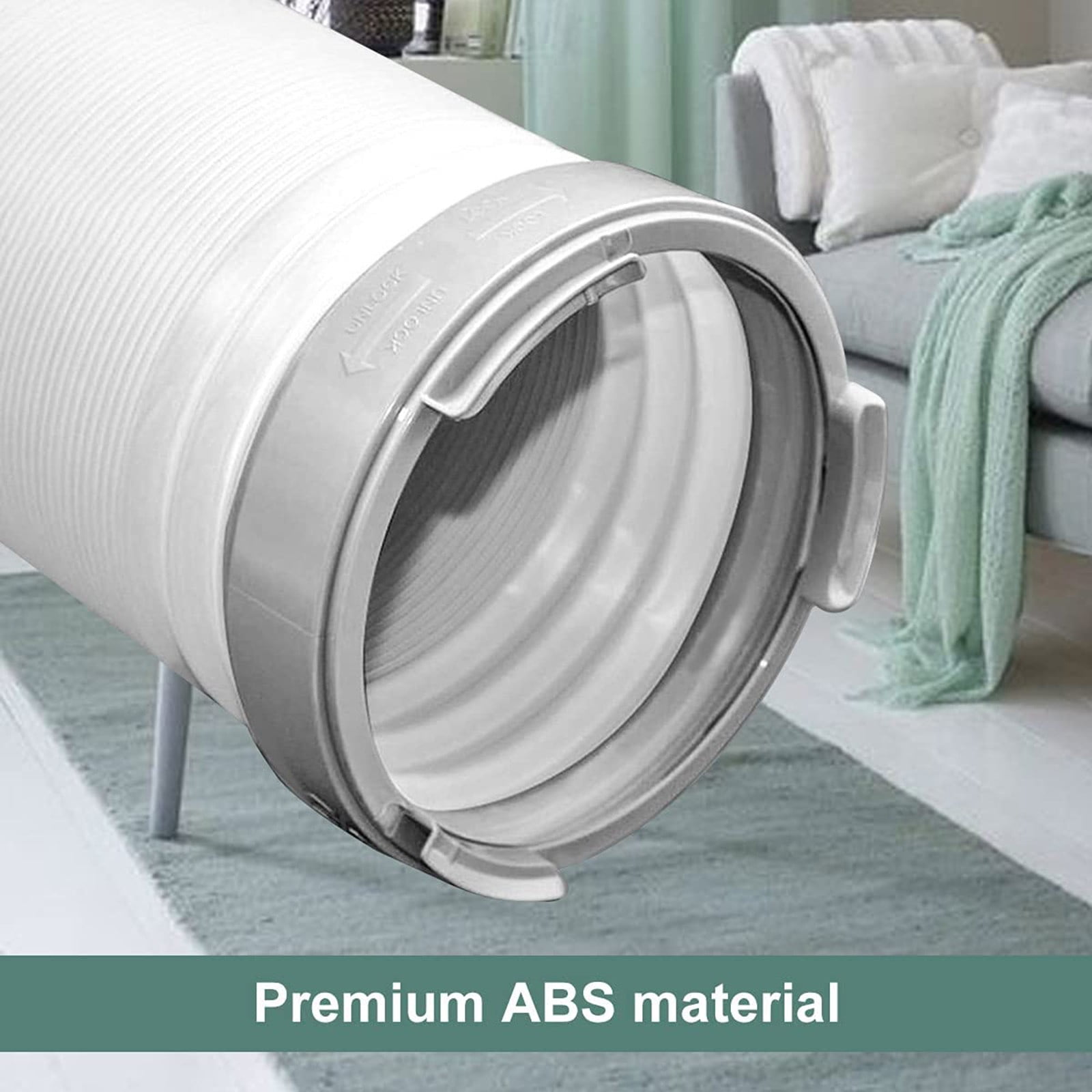 Portable Air Conditioner Universal Exhaust Hose - 5.9 Inch / 6 Inch ...