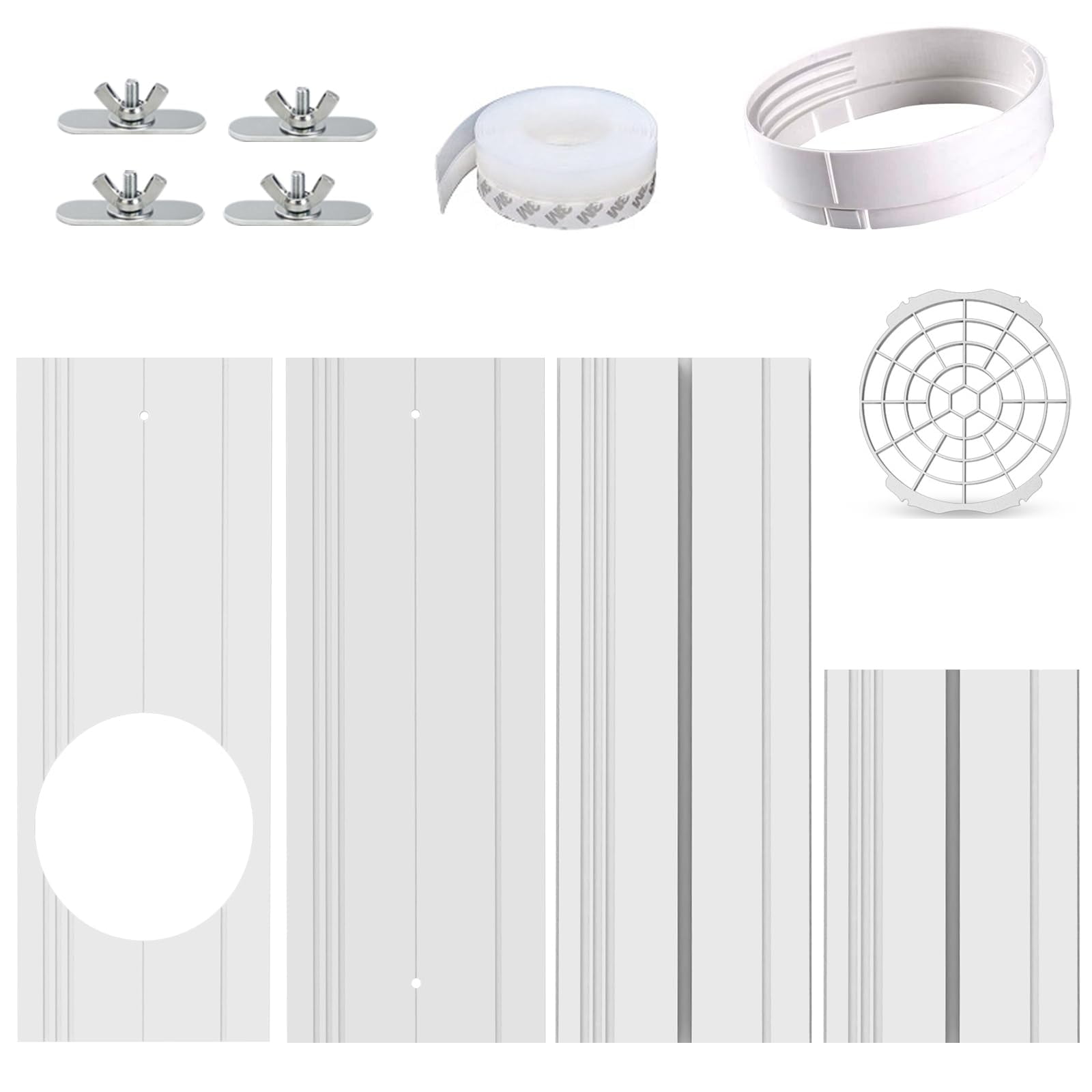 Portable Air Conditioner Window Seal Kit for 5.9 Inch AC Exhaust Hose ...
