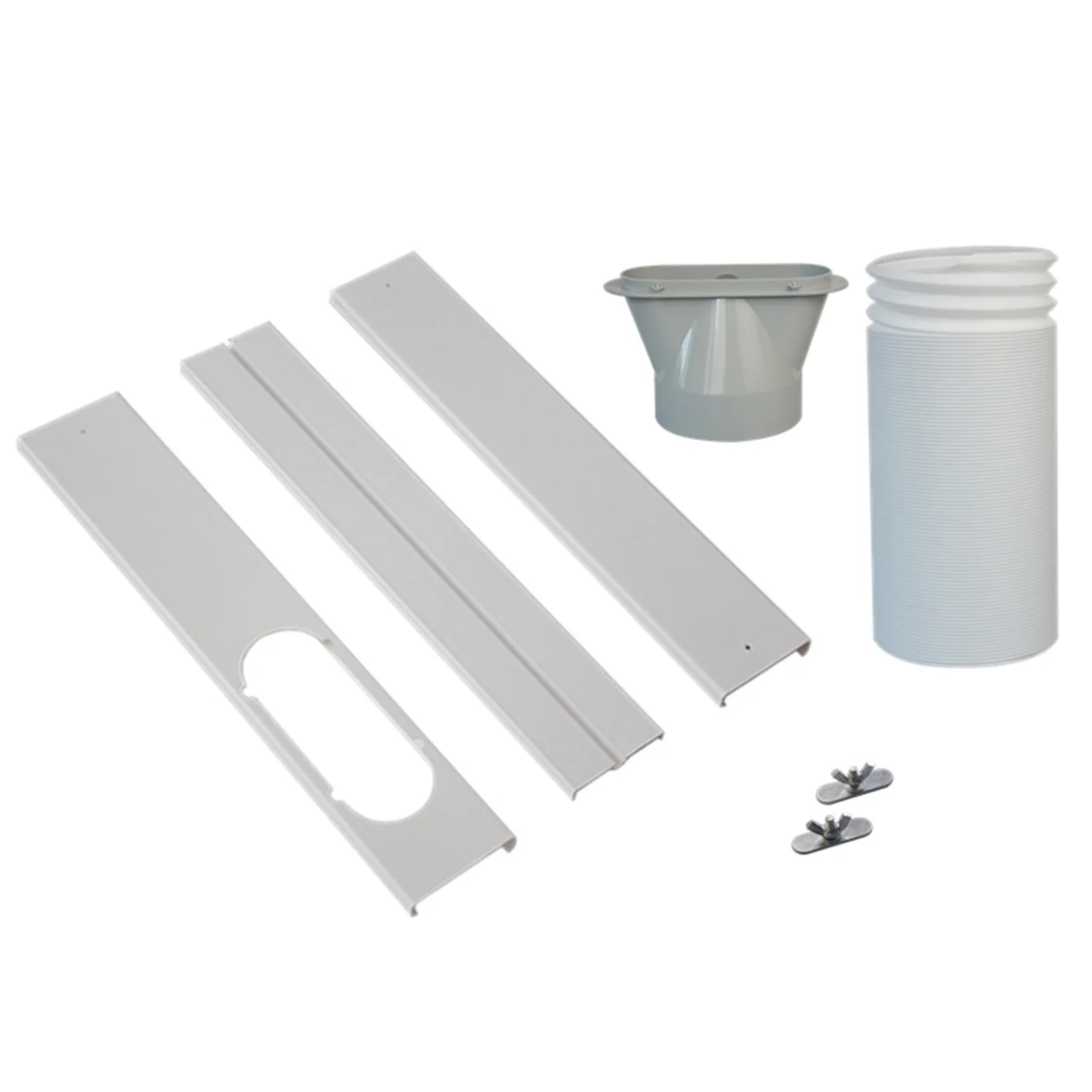 Portable Air Conditioner Window Vent Kit Exhaust Hose Universal Coupler ...