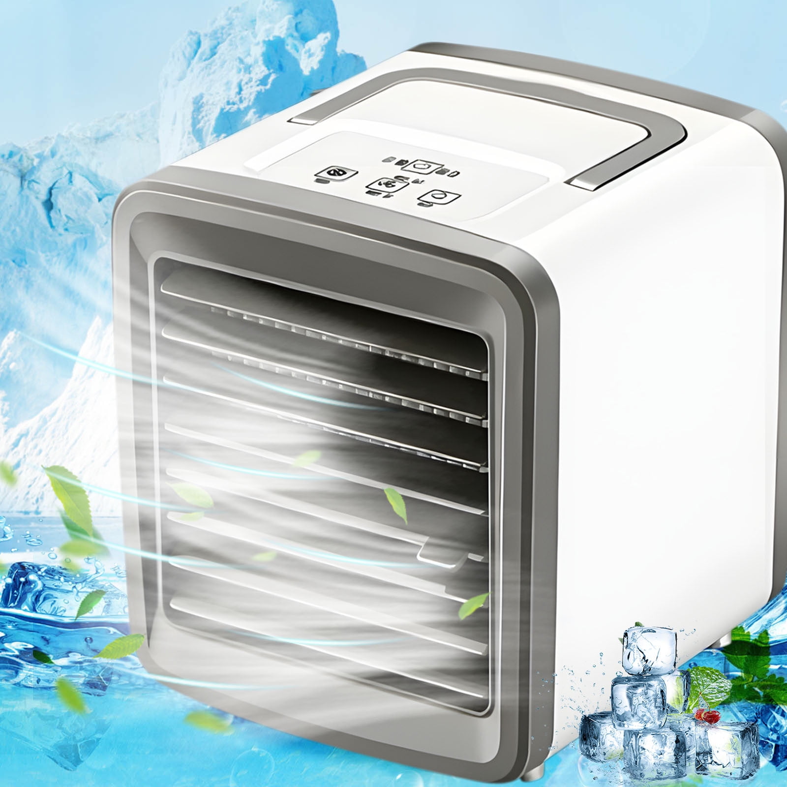 Portable Air Conditioners,Aidoshy Personal Mini Air Conditioner with 2 ...
