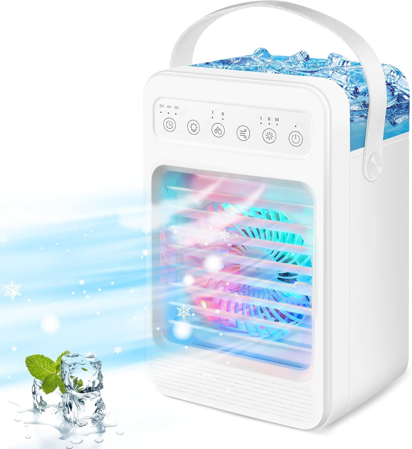 Portable Air Conditioners Cooling Fan, Mini Air Conditioner Personal ...