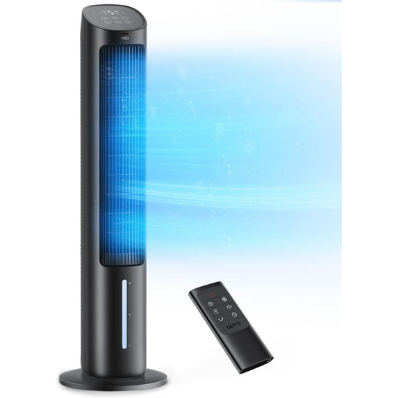 Portable Air Conditioners Fan, 40” Standing Fans that Blow Cold Air, AC ...