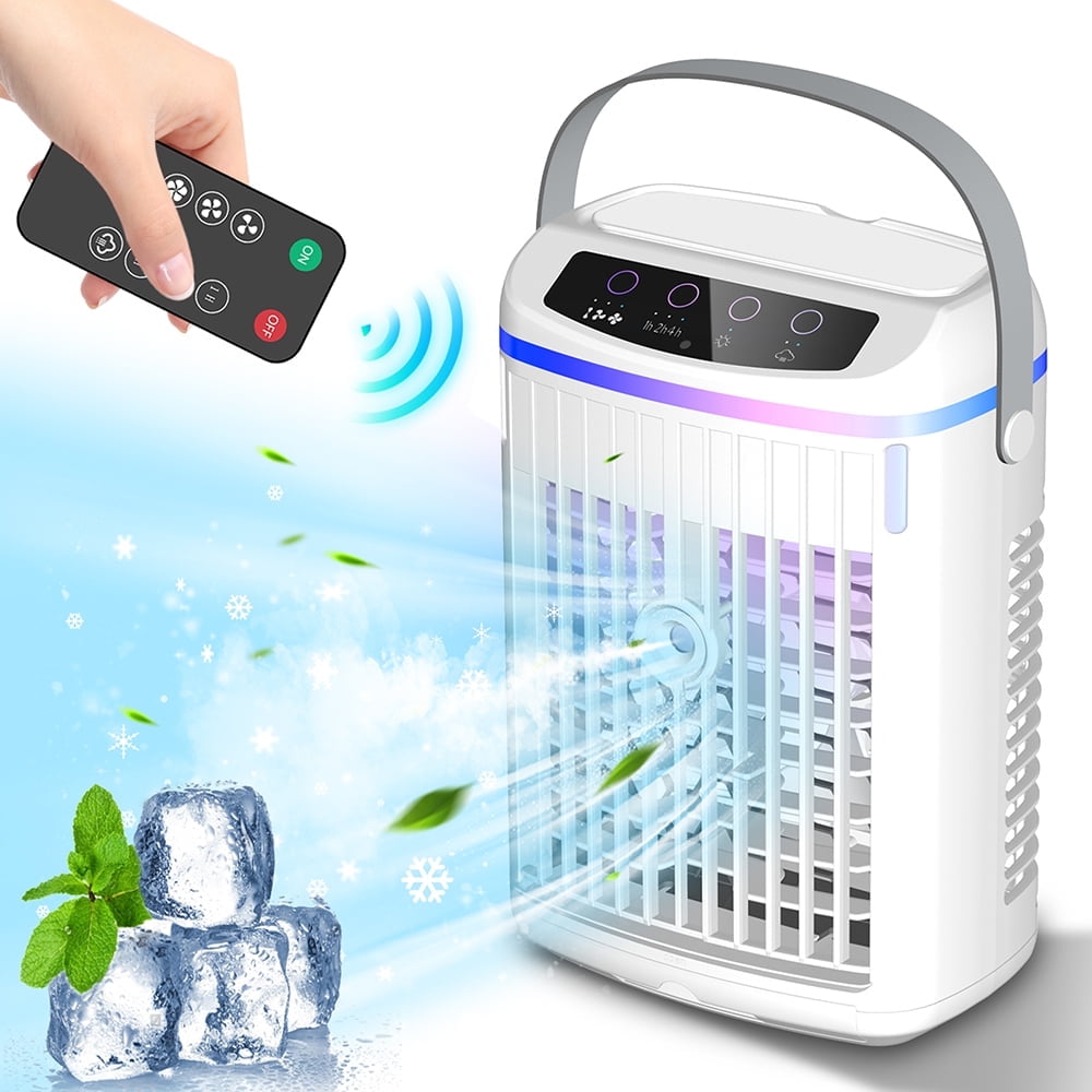 Flaremore Portable Mini Air Conditioner Fan, USB Evaporative Cooler ...