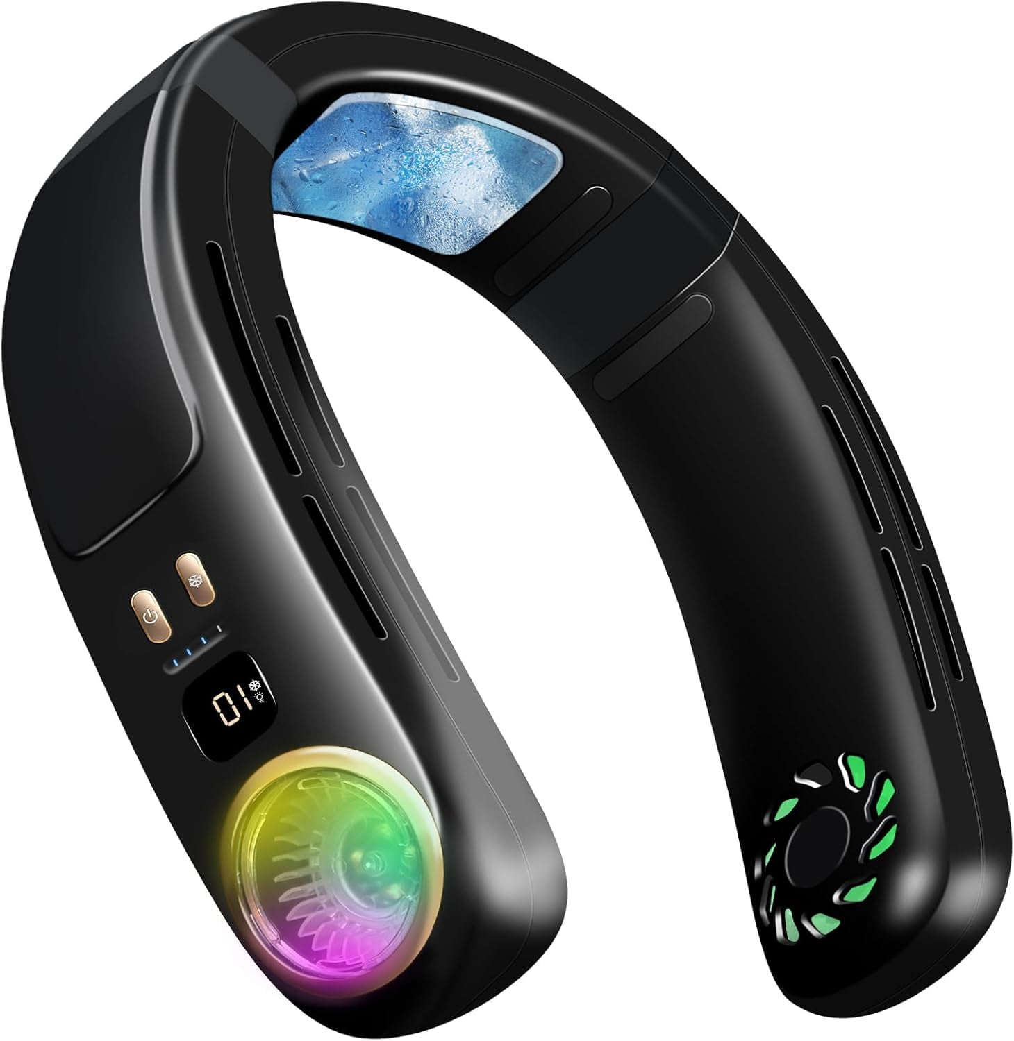 Portable Air Conditioners - Neck Fans that Blow Cold Air Rechargeable ...