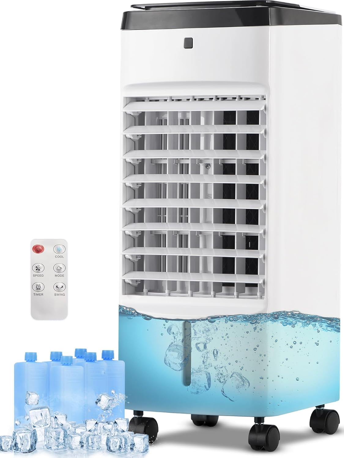 Portable Air Conditioners, Windowless AC Unit with 80° Oscillation,22 ...