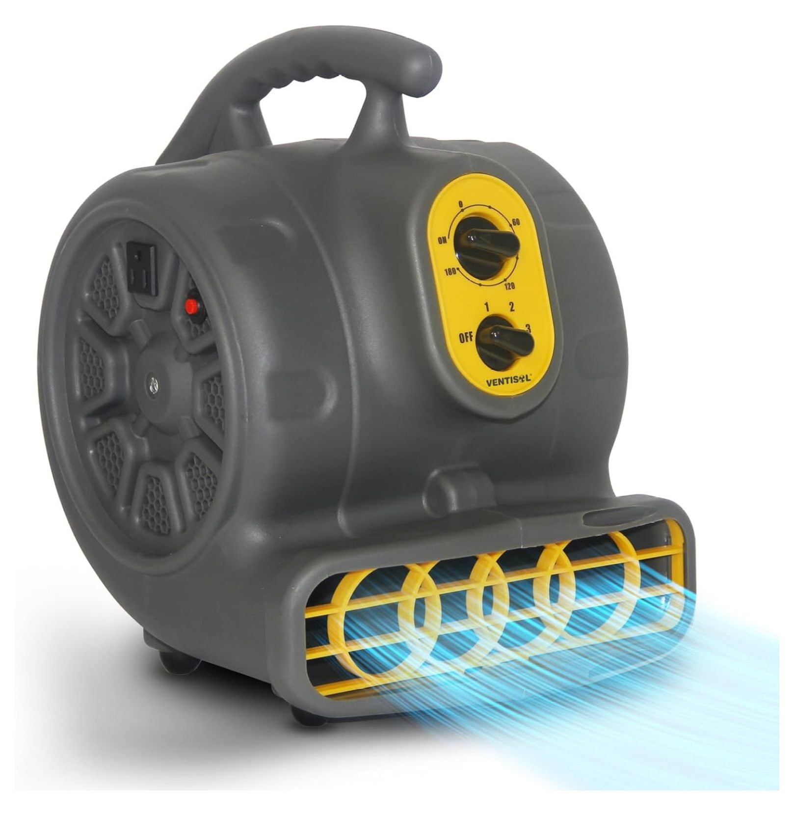 Portable Air Mover, 950 CFM High Velocity Floor Dryer with Timer, 3 ...