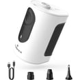 Portable Air Pump for Inflatables, 4000mAh Ultra Fast Air Mattress Pump ...