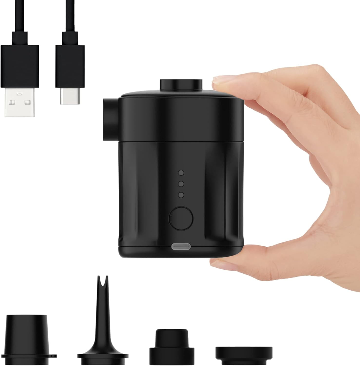 Portable Air Pump for Inflatables, Electric Air Pump 4000mAH Battery ...