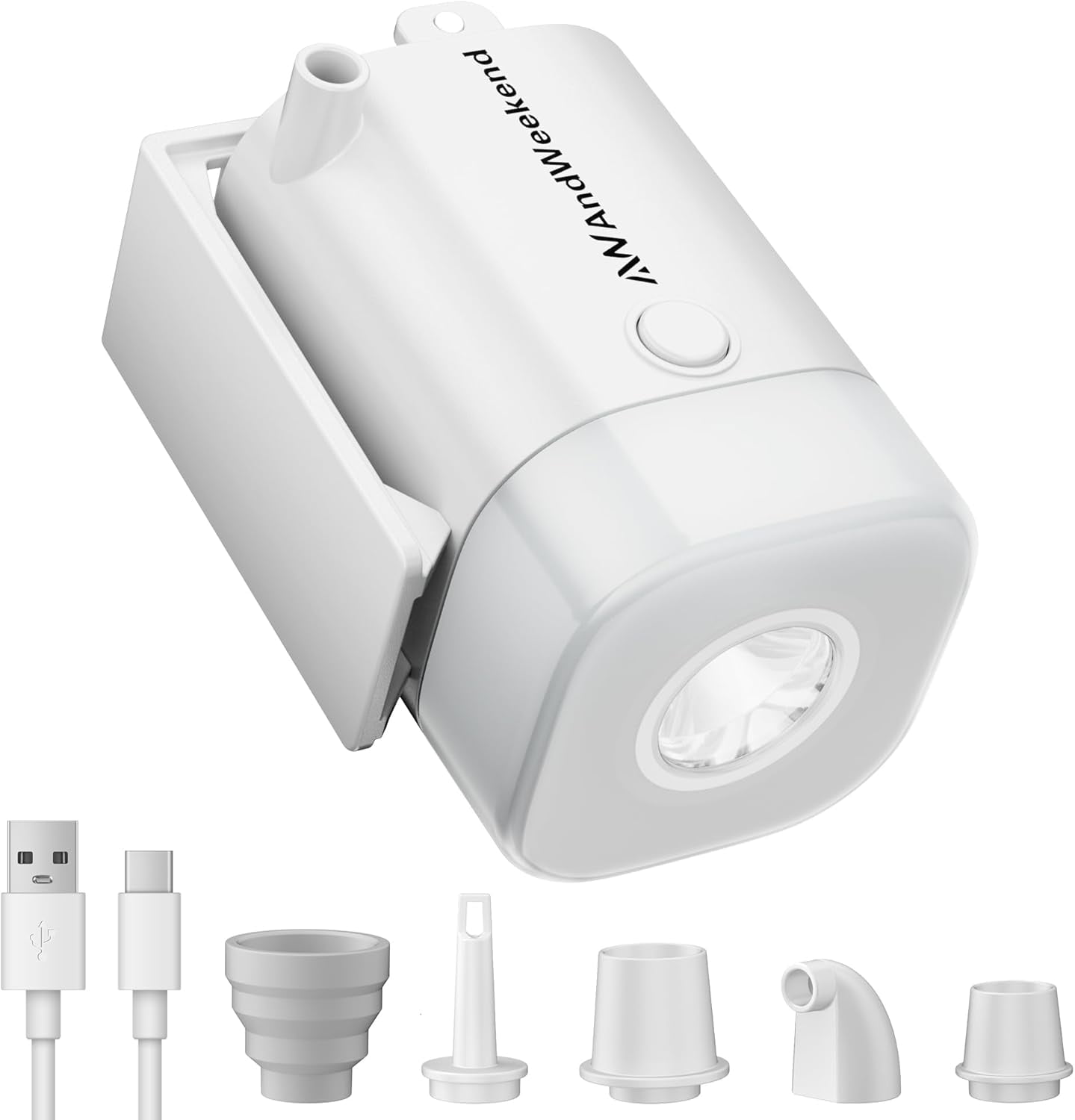 Portable Air Pump for Camping and Travel – Fast Inflate & Deflate with ...