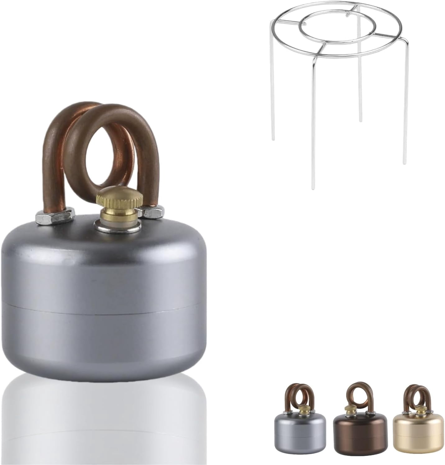 Portable Alcohol Camping Stove, Ultralight Mini Backpacking Heater with ...