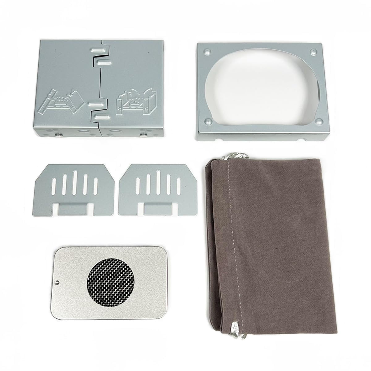 Portable Alcohol Stove Folding Camping Pocket Stove, Ultralight Mini ...