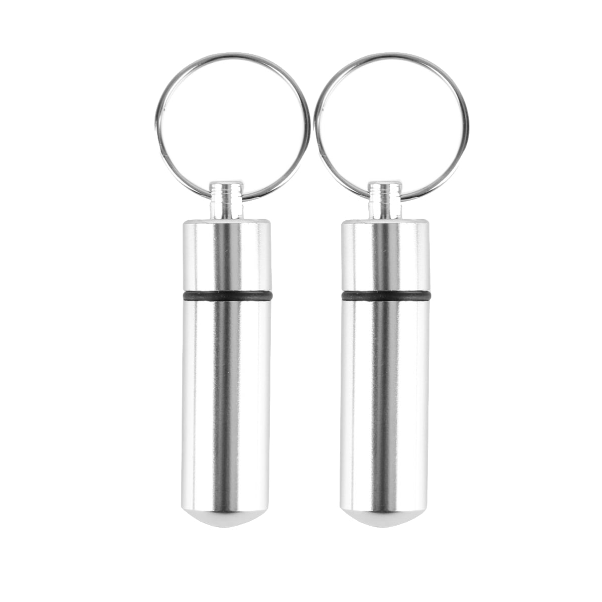 Portable Aluminum Pill Box, Waterproof Pill Bottle Case Tablets Drug ...