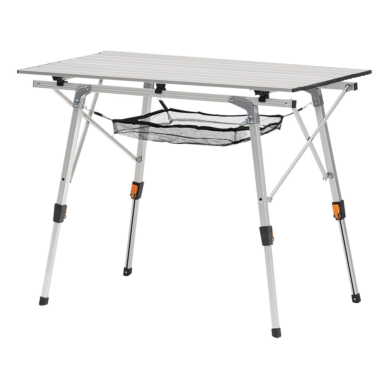 Portable Aluminum Roll-Up Table with Carry Case - Sturdy & Lightweight ...