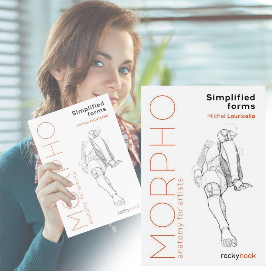 Portable Anatomy For Artists Guide: Simplified Forms by Michel ...