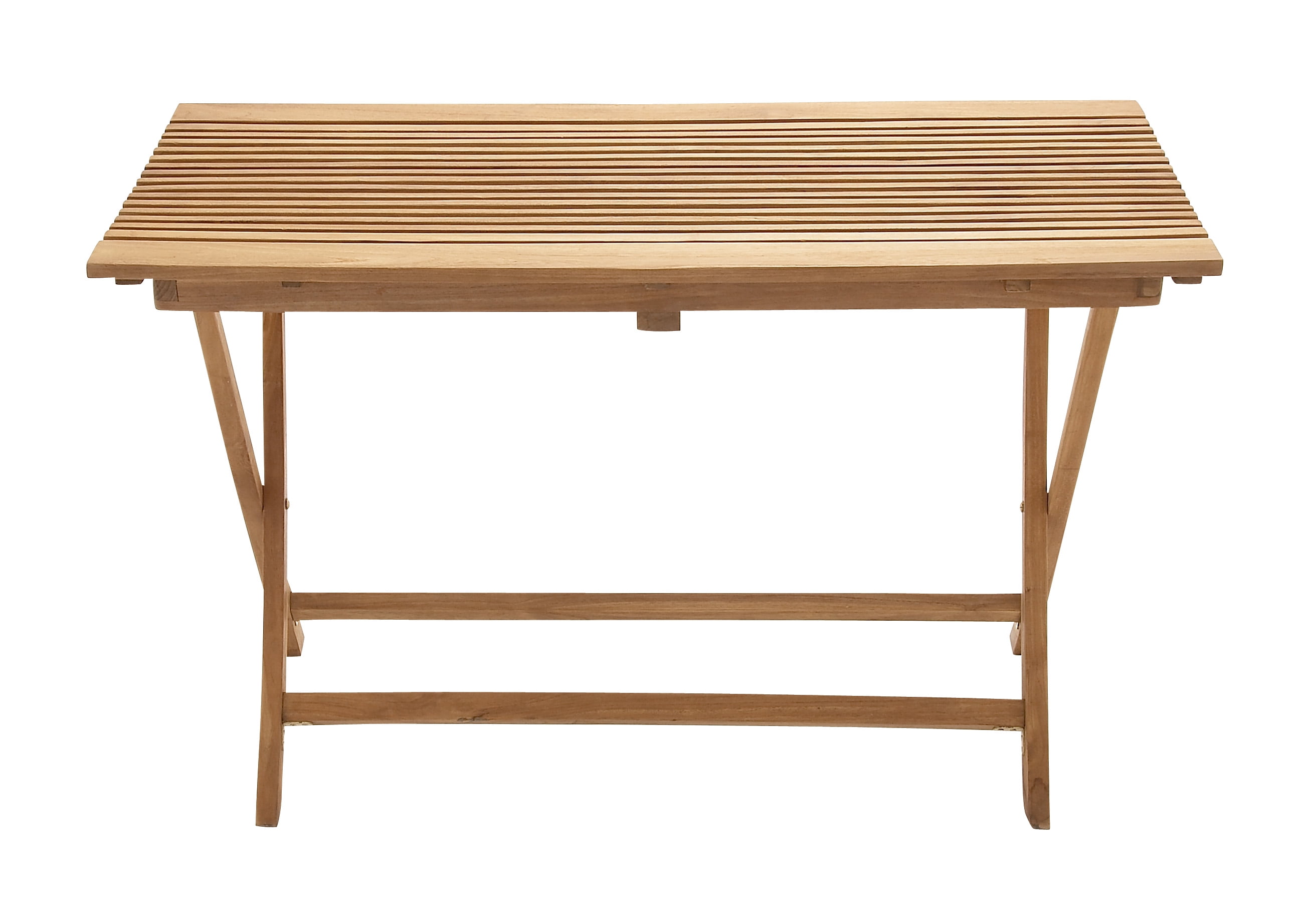 Portable And Spacious Wood Teak Large Folding Table - Walmart.com