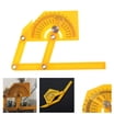 Goniometer Angle Ruler Protractor Measuring Plastic Tool Body Rotary ...