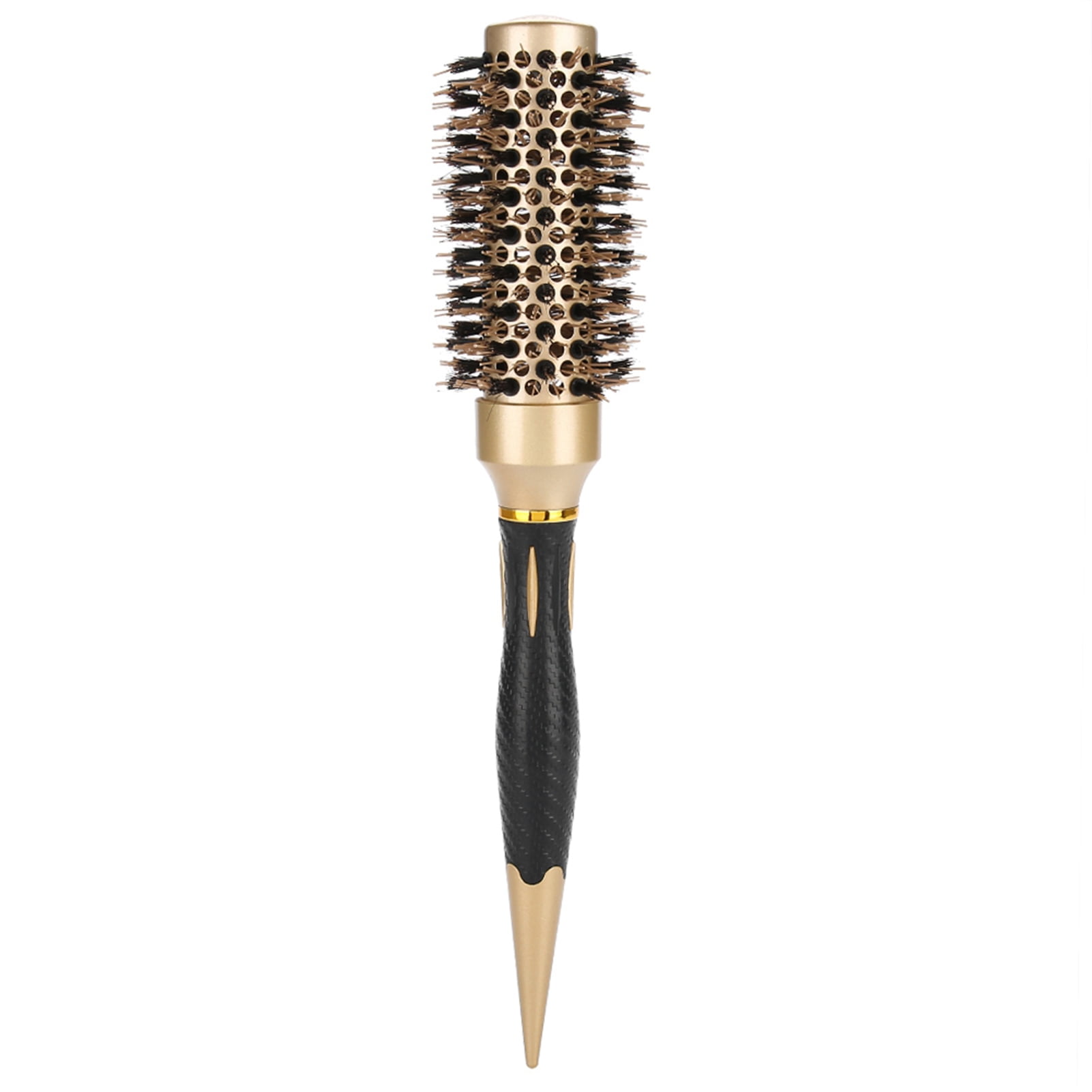 Portable Anion Anti static Round Hair Comb Salon Styling Brush Gold ...