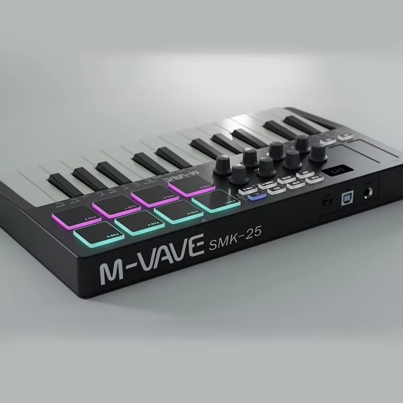 Portable Arranger Midi Keyboard Controller Rgb Percussion Pad Keyboard