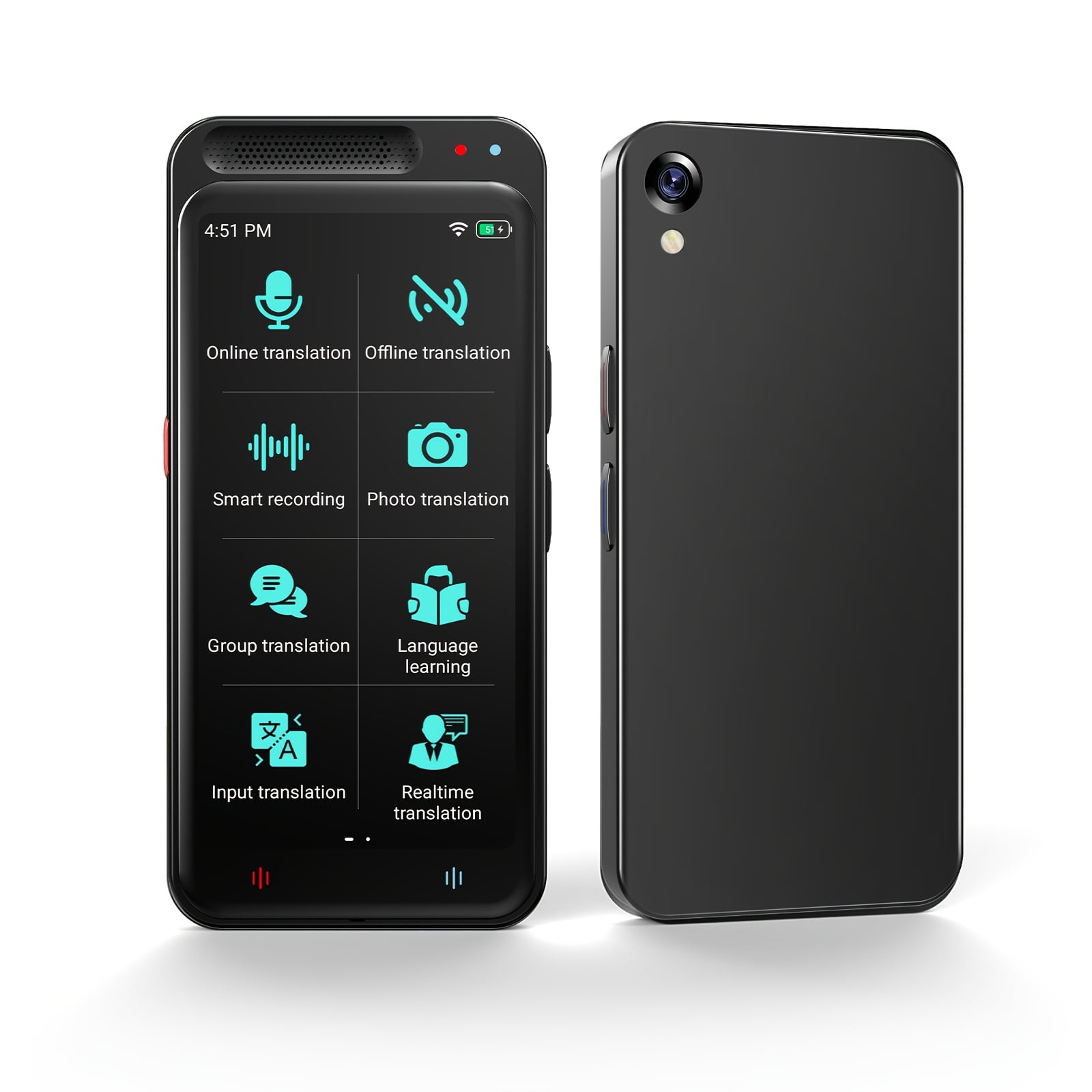 Portable Audio Translator Smart Voice Translation Support 138 Language ...